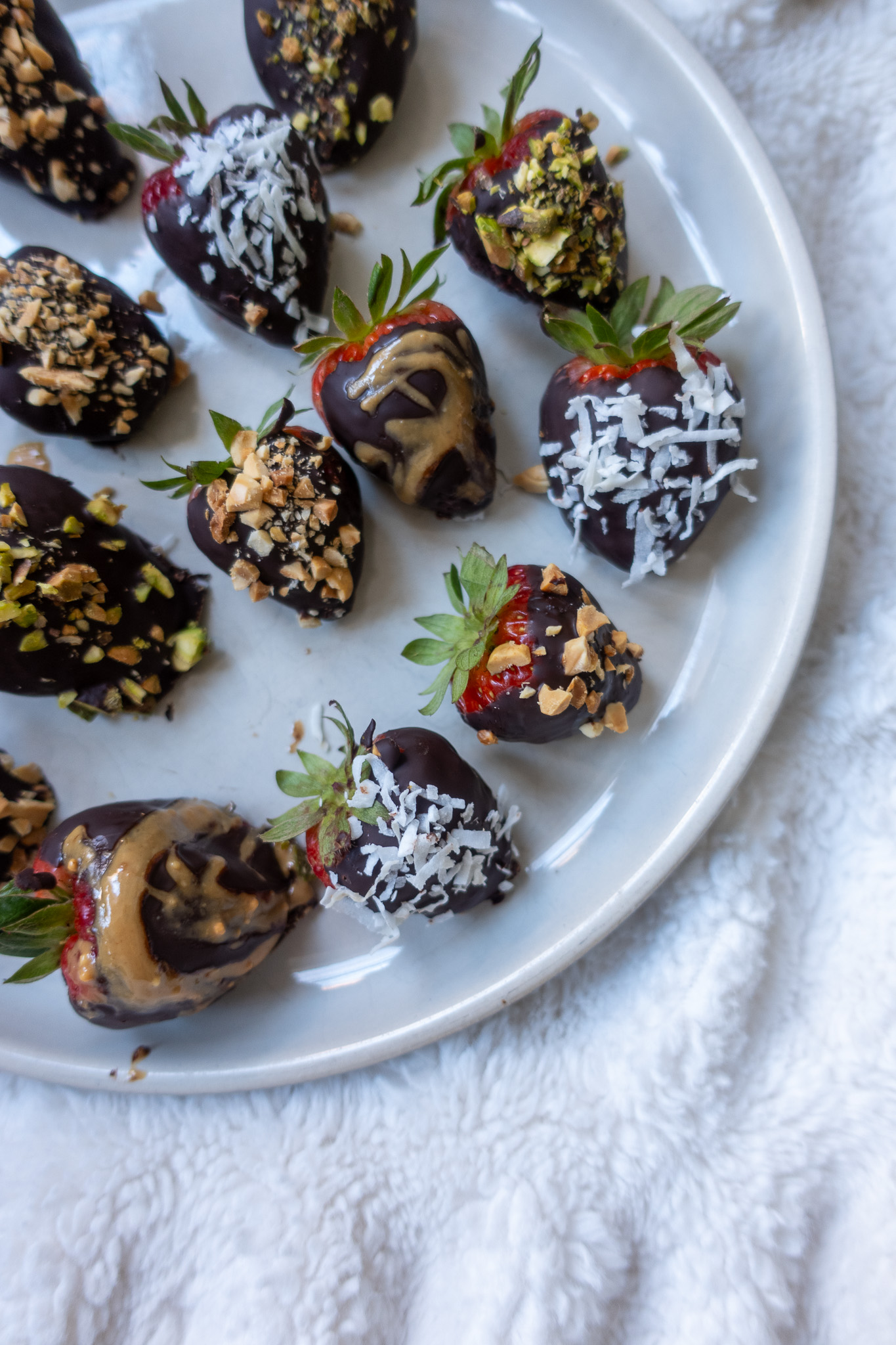Dark Chocolate Covered Strawberries - Gab Small